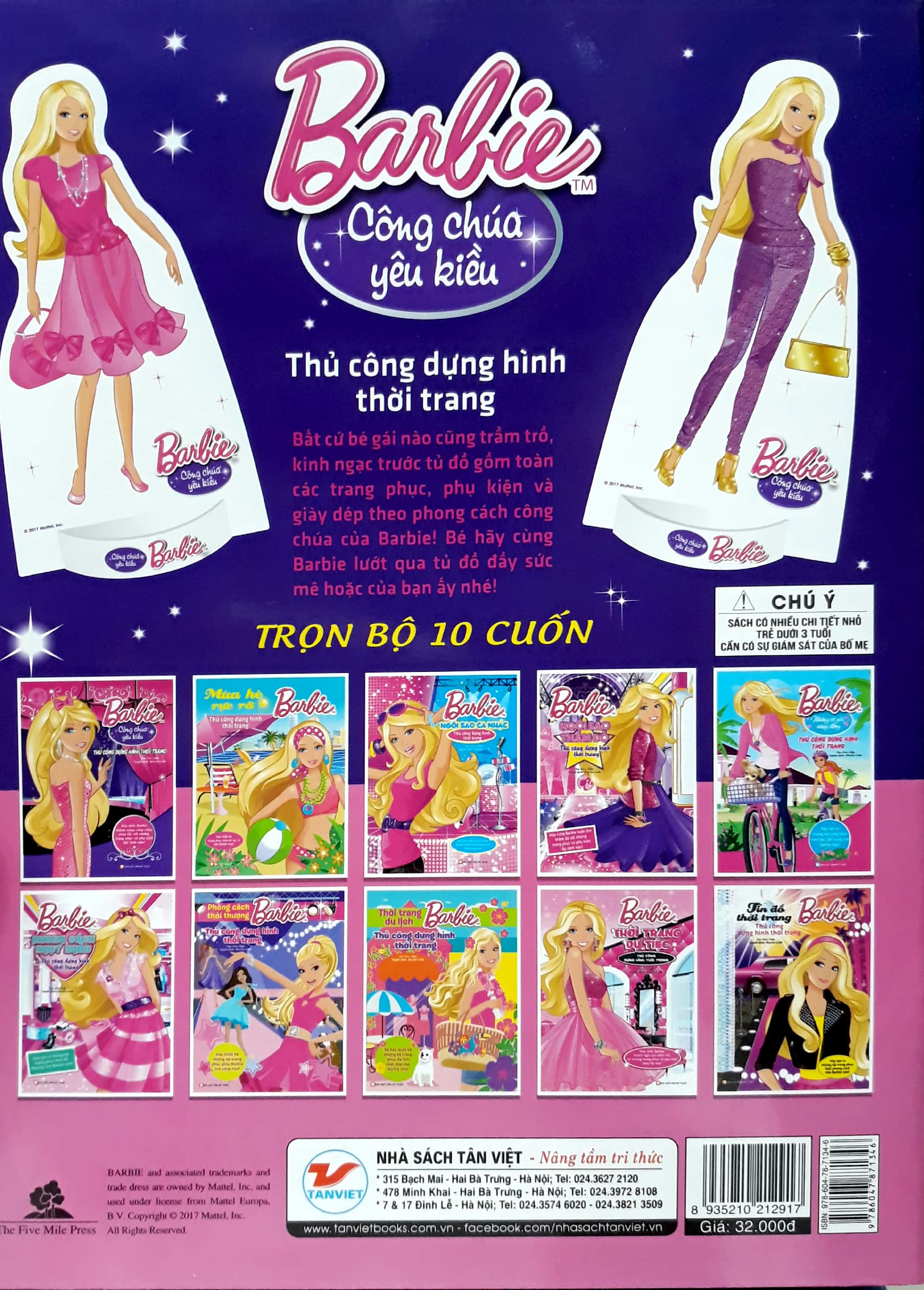 Sách Barbie Thiết Kế Thời Trang - Công Chúa Yêu Kiều - FAHASA.COM