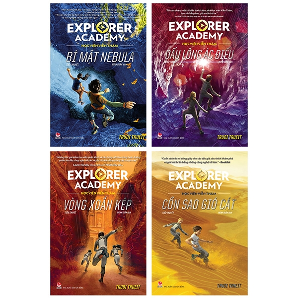 Sách Combo Explorer Academy - Học viện Viễn Thám - Tập 1+2+3+4 (Bộ 4 ...