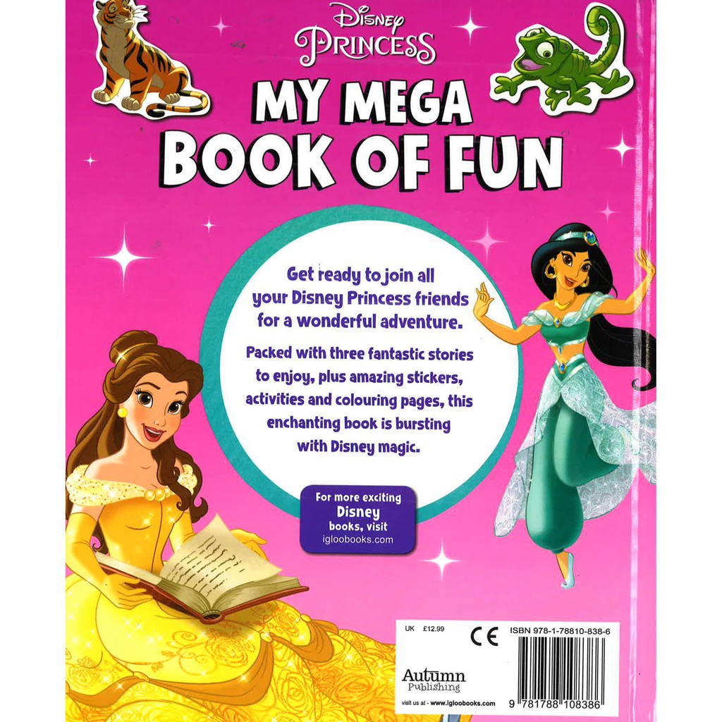 Disney Princess: My Mega Book of Fun (My Mega Book of Fun Disney ...