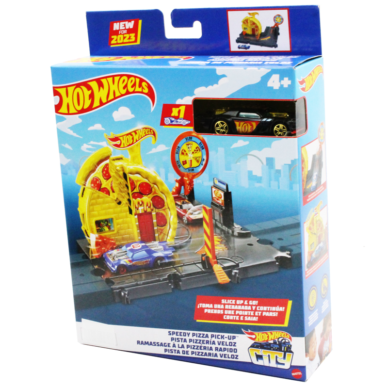 Đồ Chơi Mô Hình Trạm Pizza Thần Tốc - Hot Wheels City HKX44/HMD53 ...