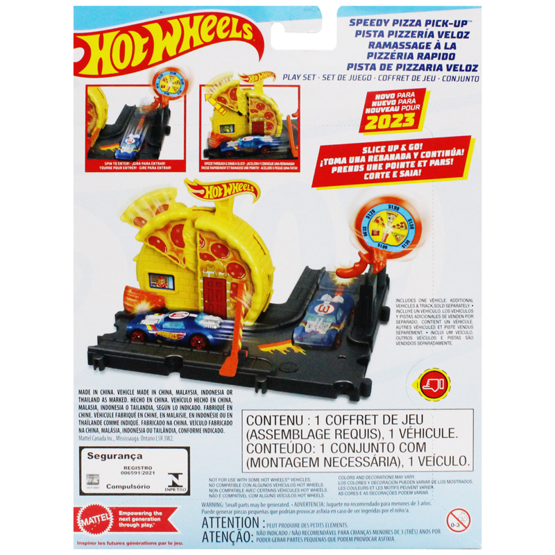 Đồ Chơi Mô Hình Trạm Pizza Thần Tốc - Hot Wheels City HKX44/HMD53 ...