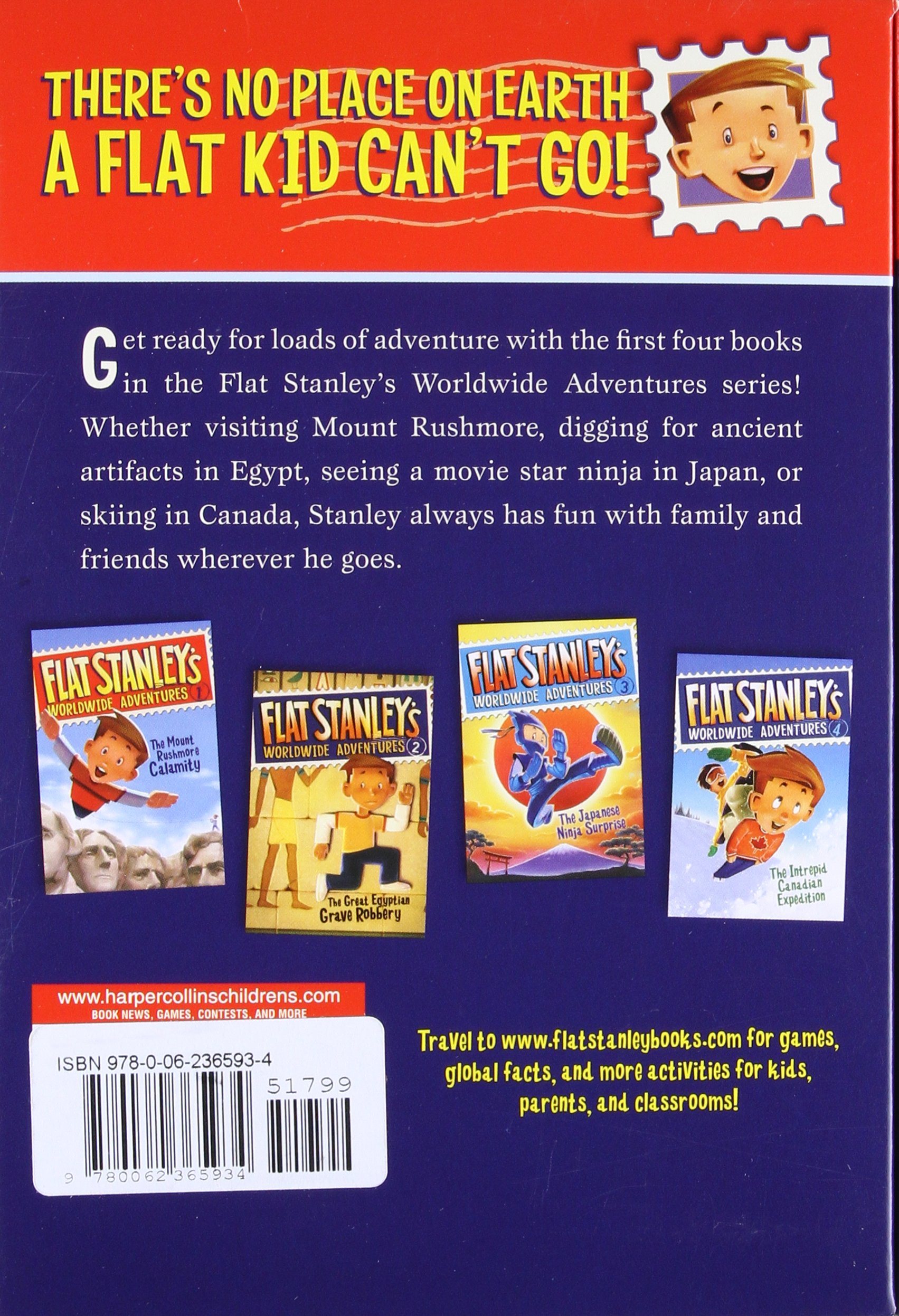 Flat Stanley's Worldwide Adventures #1-4 - FAHASA.COM