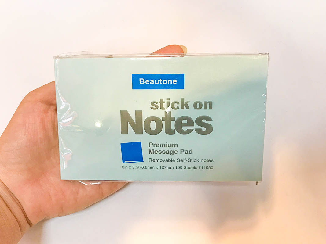 Giấy Note Beautone 3x5 Màu - Xanh Biển - FAHASA.COM