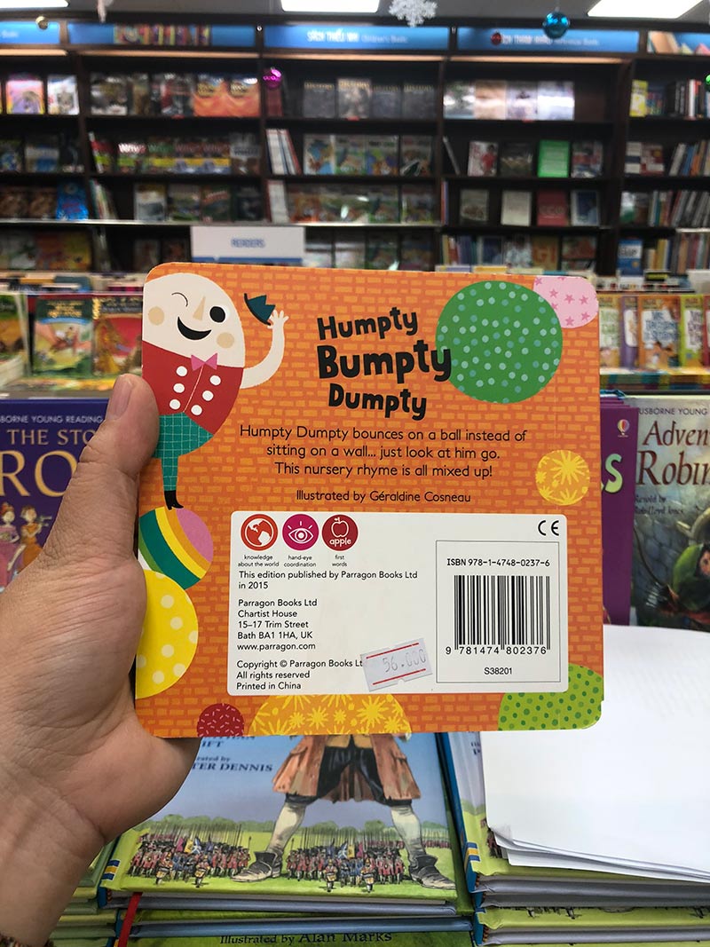 Humpty Bumpty Dumpty : Nursery Mix-Up - FAHASA.COM
