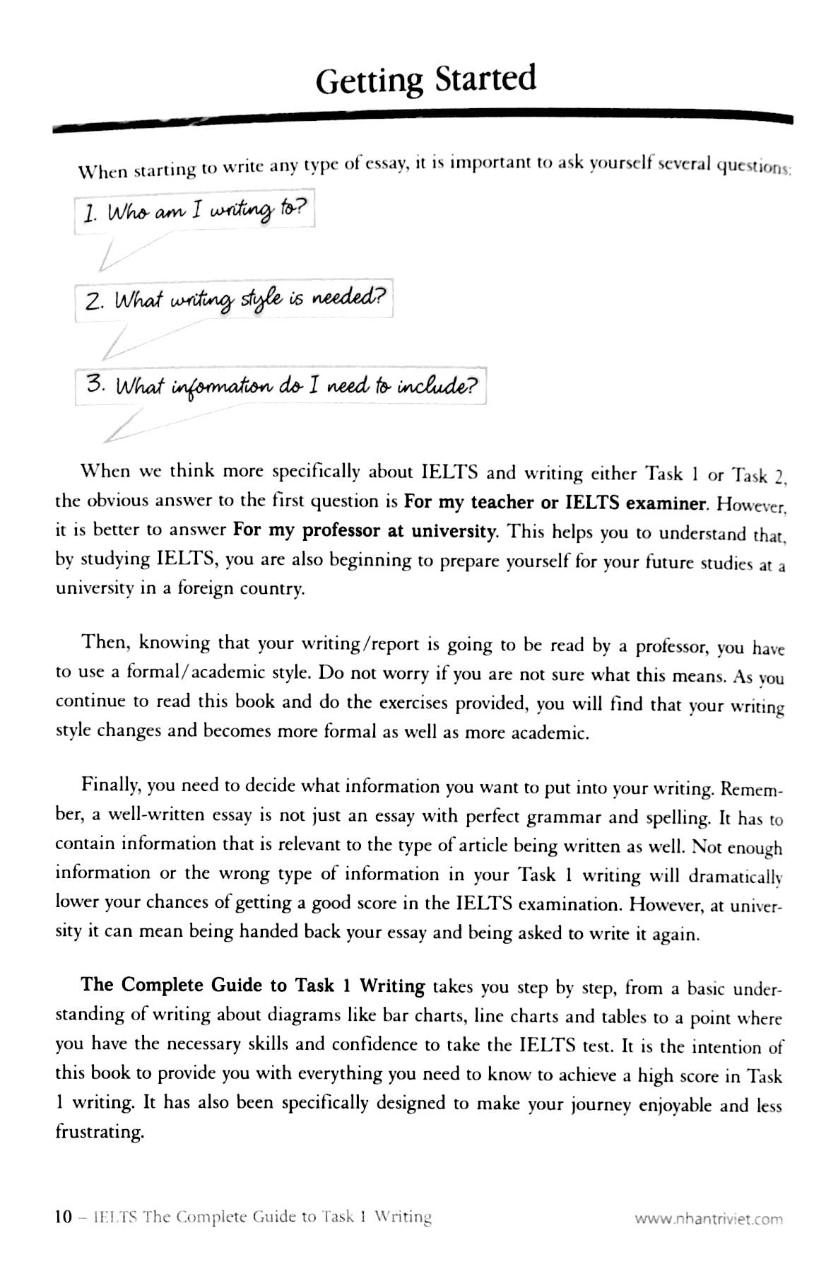 Sách IELTS The Complete Guide To Task 1 Writng - FAHASA.COM