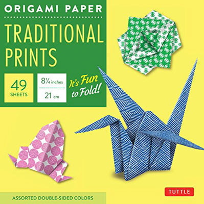 Origami Paper Traditional Prints : 49 Sheets - FAHASA.COM