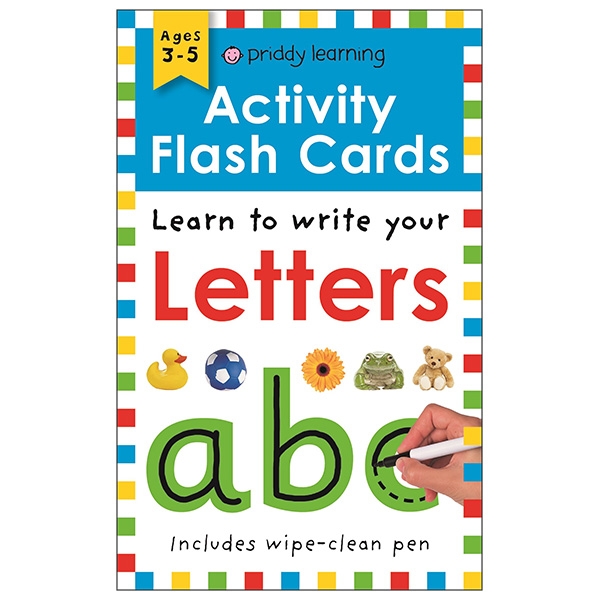 Wipe Clean Flash Cards: Letters - FAHASA.COM