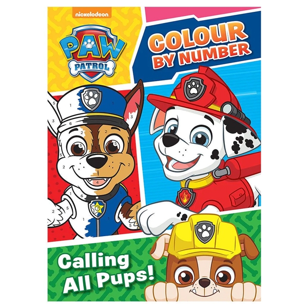 Paw Patrol Colour By Number - FAHASA.COM