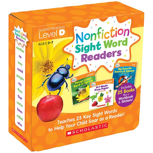 Nonfiction Sight Word Readers: Guided Reading Level D (Parent Pack ...