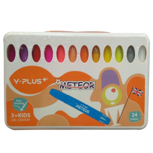 Bút Sáp Gel METEOR 12 Màu Y-Plus+ GC190108_MT - FAHASA.COM