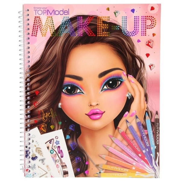 Bộ Sưu Tập Thiết Kế Thời Trang Topmodel Make-Up Sticker Book Topmodel ...