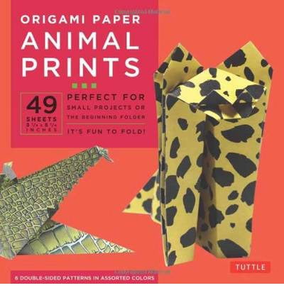 Origami Paper Animal Prints: 49 Sheets - FAHASA.COM