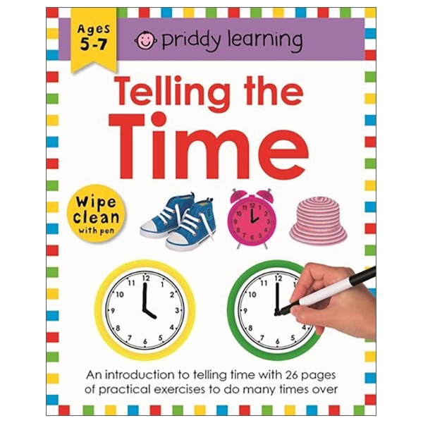 Telling The Time (Wipe Clean Workbooks) - FAHASA.COM