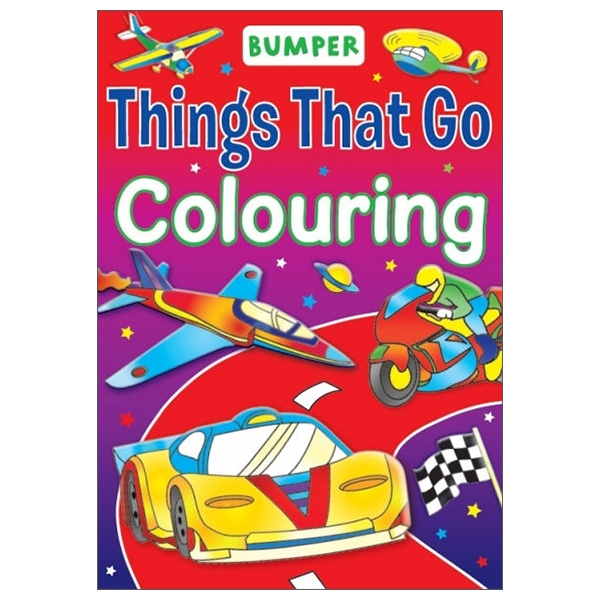 [Phiên chợ sách cũ] Bumper Things That Go Coloring - FAHASA.COM
