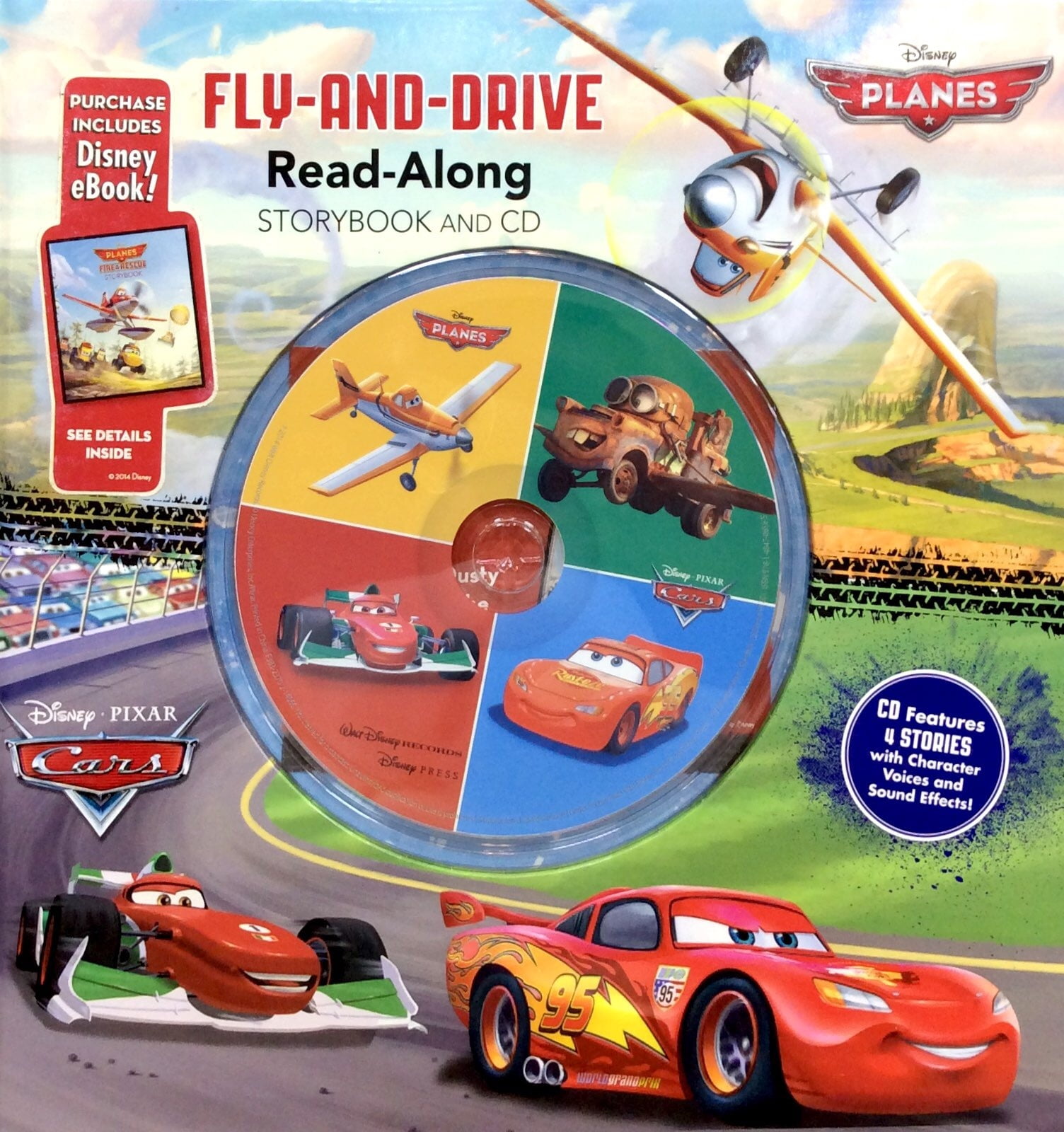 Cars/Planes: Fly-And-Drive Read-Along - FAHASA.COM