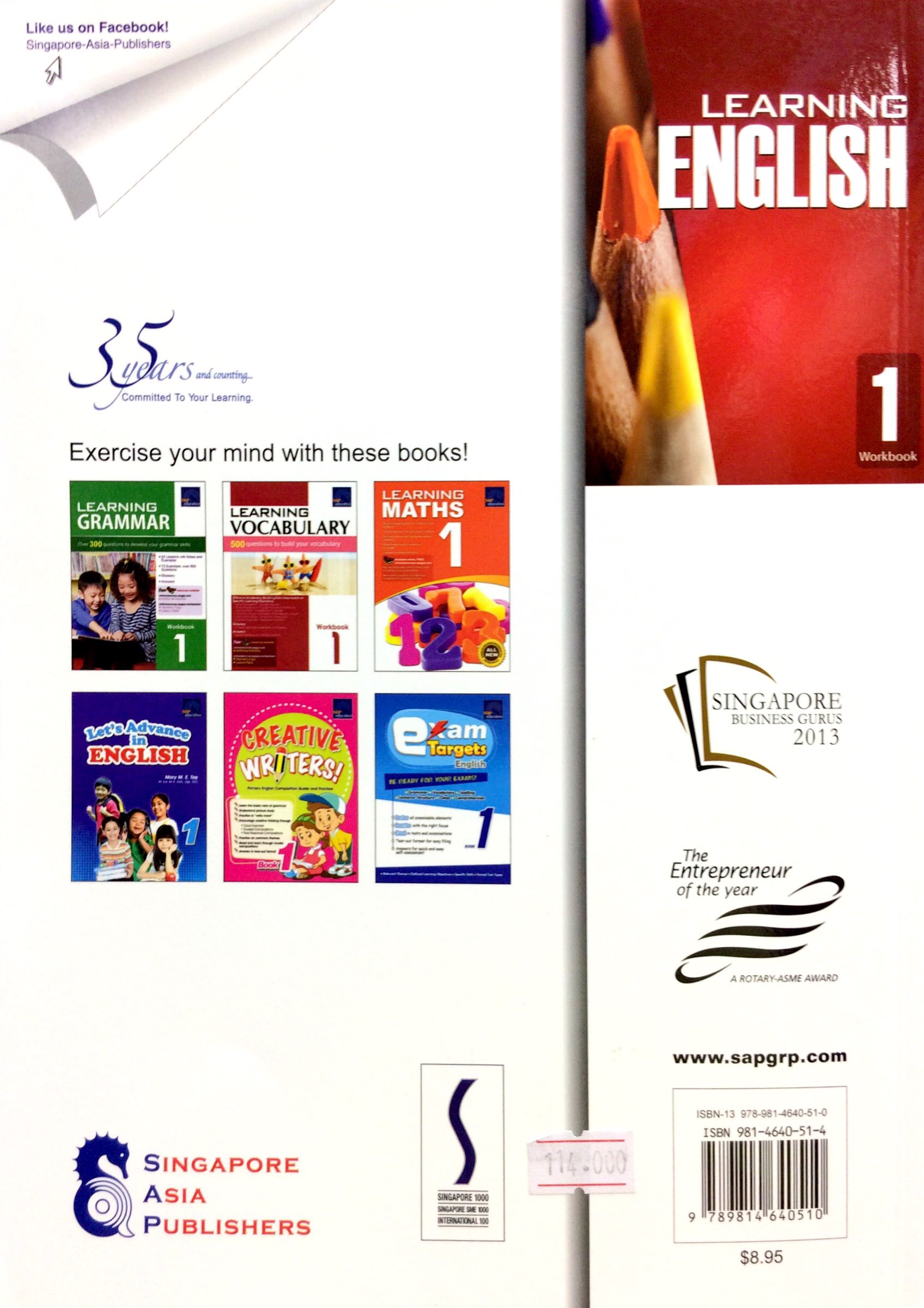 Learning ENGLISH Workbook 1 - FAHASA.COM