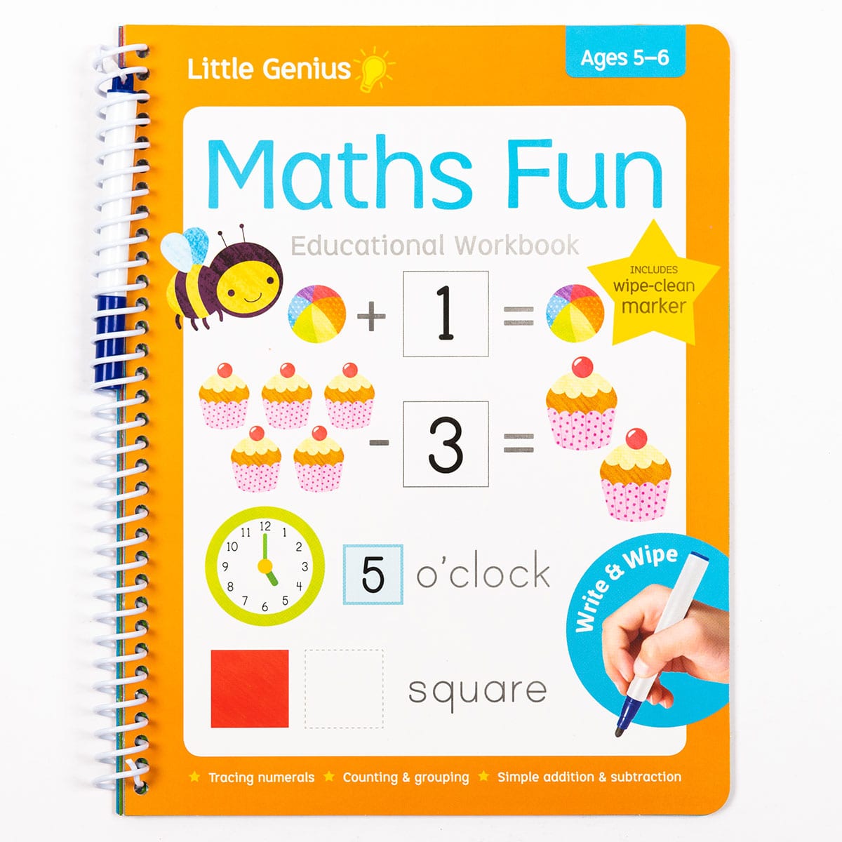 Little Genius Write & Wipe Maths Fun - FAHASA.COM