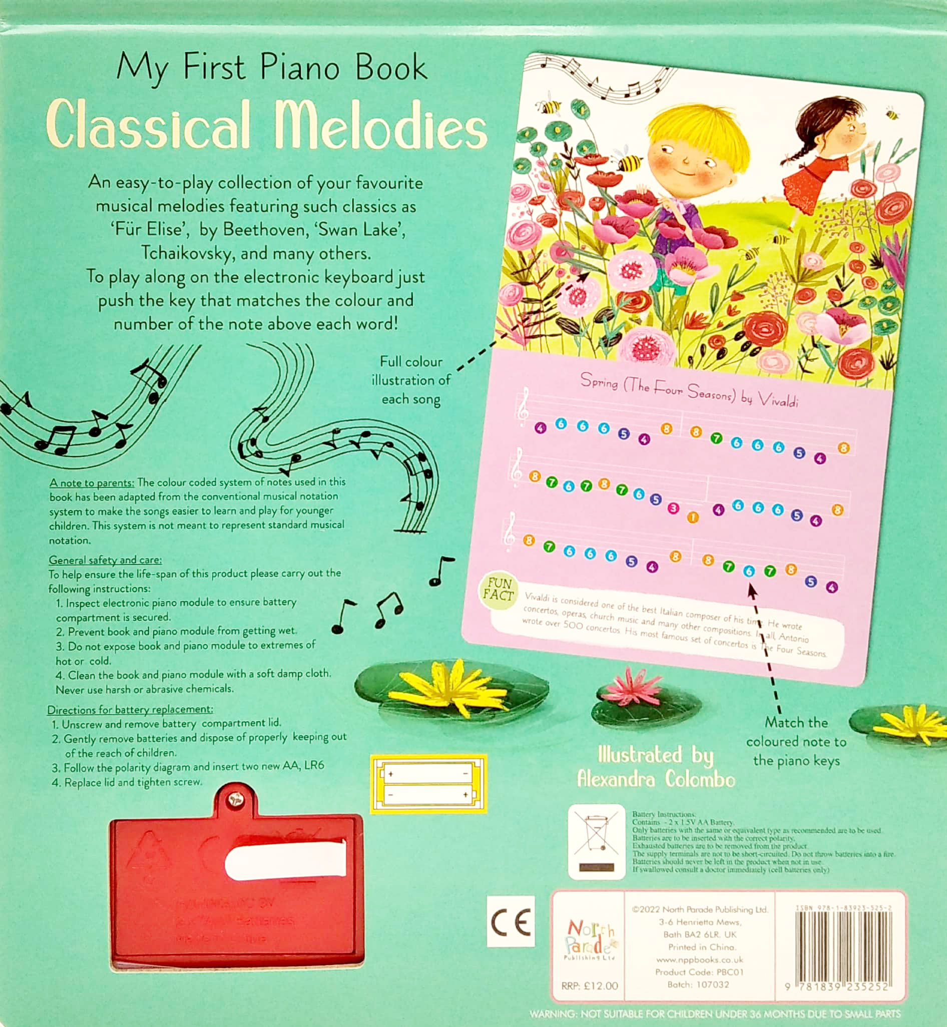 My First Piano Book: Cassical Melodies - FAHASA.COM