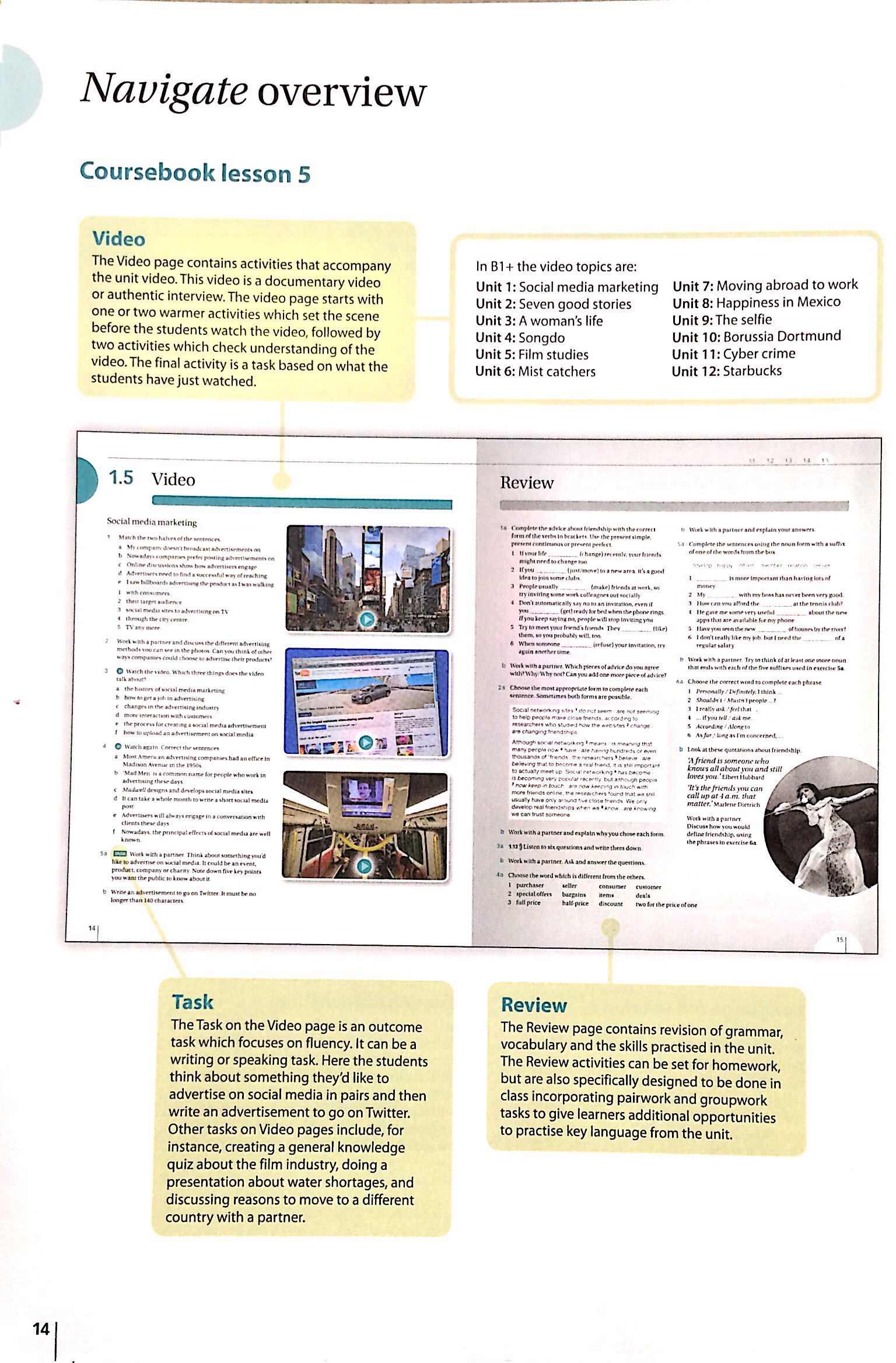 Navigate: Intermediate B1+: Teacher's Guide with Teacher's Support and ...