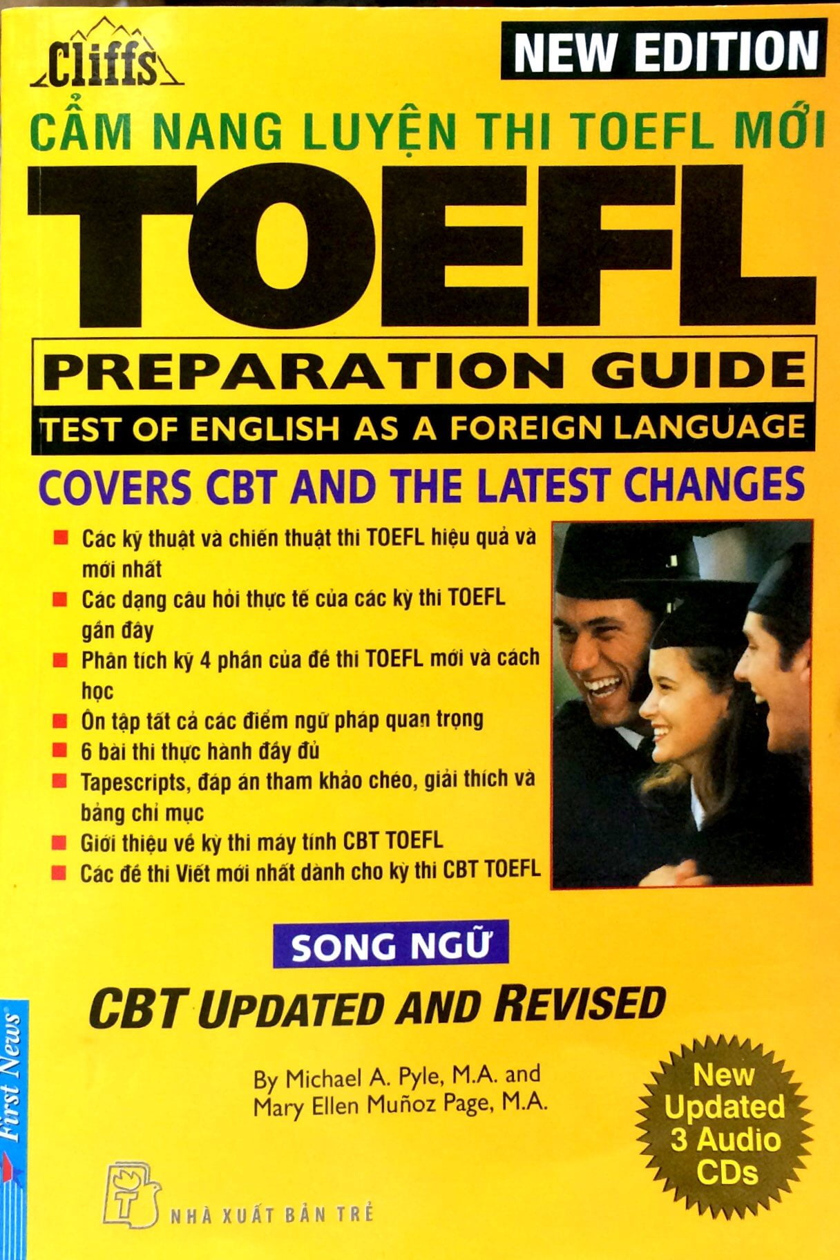Sách New Cliffs Toefl Preparation Guide - Song Ngữ (Tái bản - Kèm 3CD ...