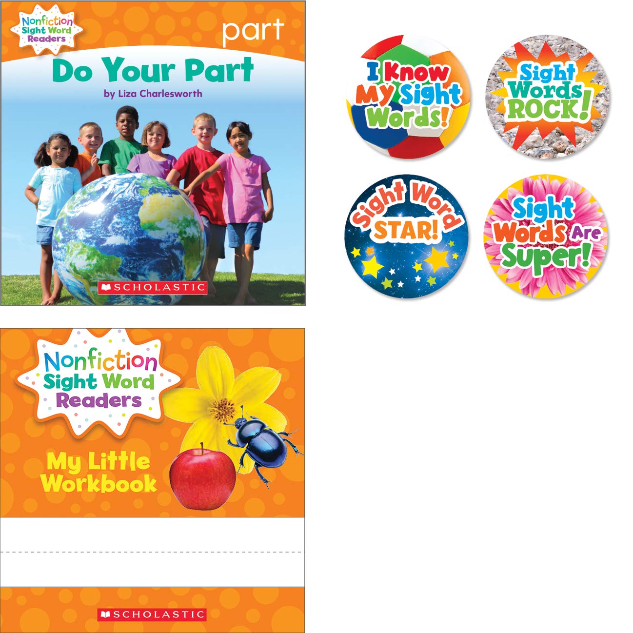 Nonfiction Sight Word Readers: Guided Reading Level D (Parent Pack ...