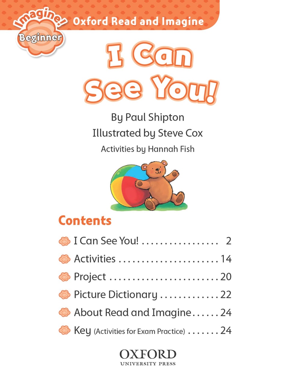 Oxford Read And Imagine: Beginner: I Can See You! - FAHASA.COM