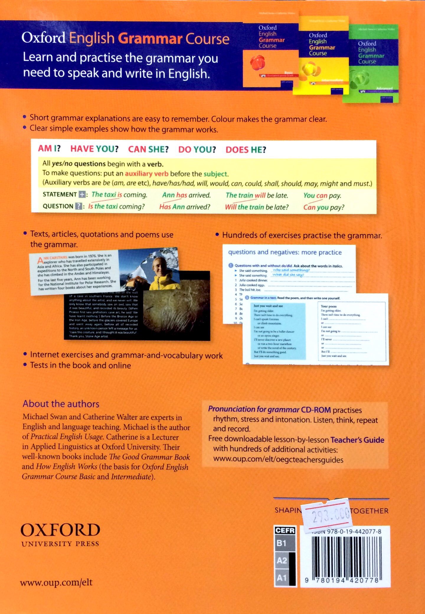 Oxford English Grammar Course Basic with Answers CD-ROM Pack - FAHASA.COM