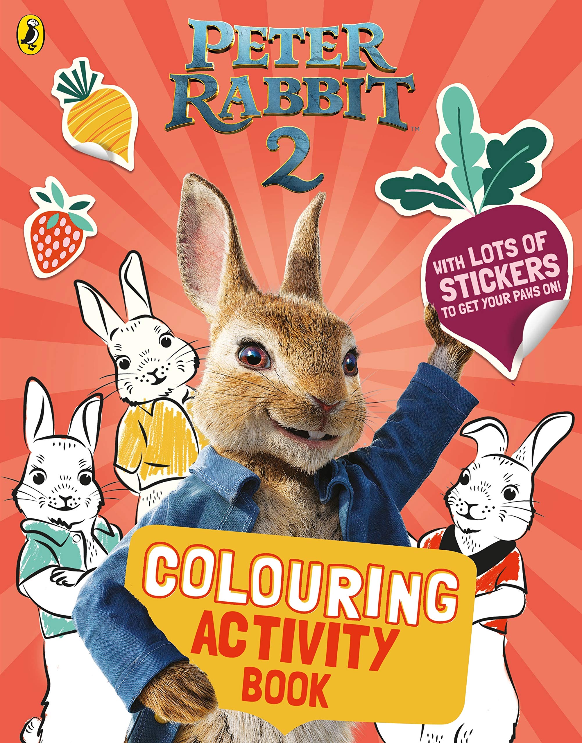 Peter Rabbit Movie 2 Colouring Sticker Activity - FAHASA.COM