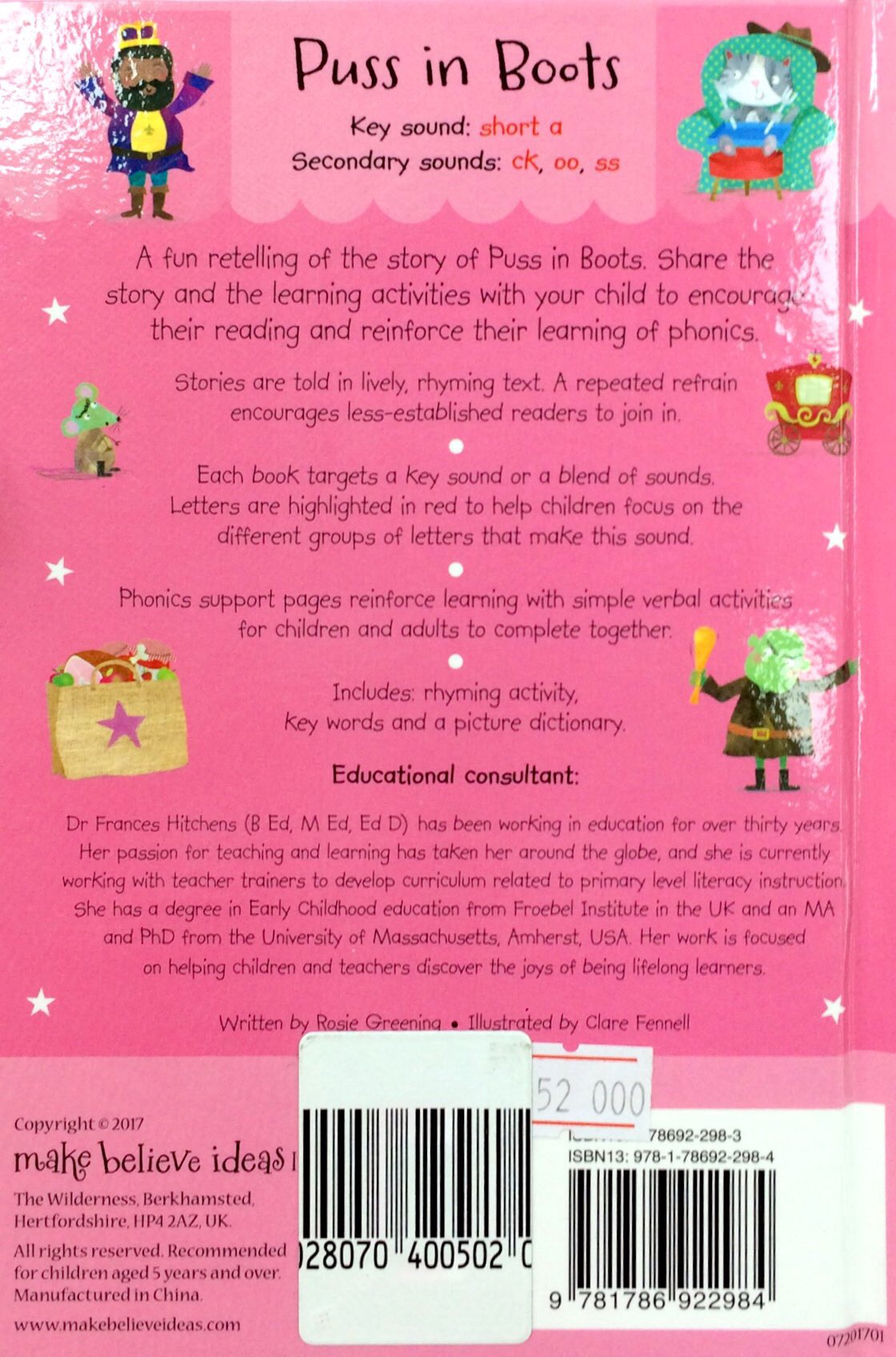 Puss in Boots (Reading with Phonics) Hardcover - FAHASA.COM