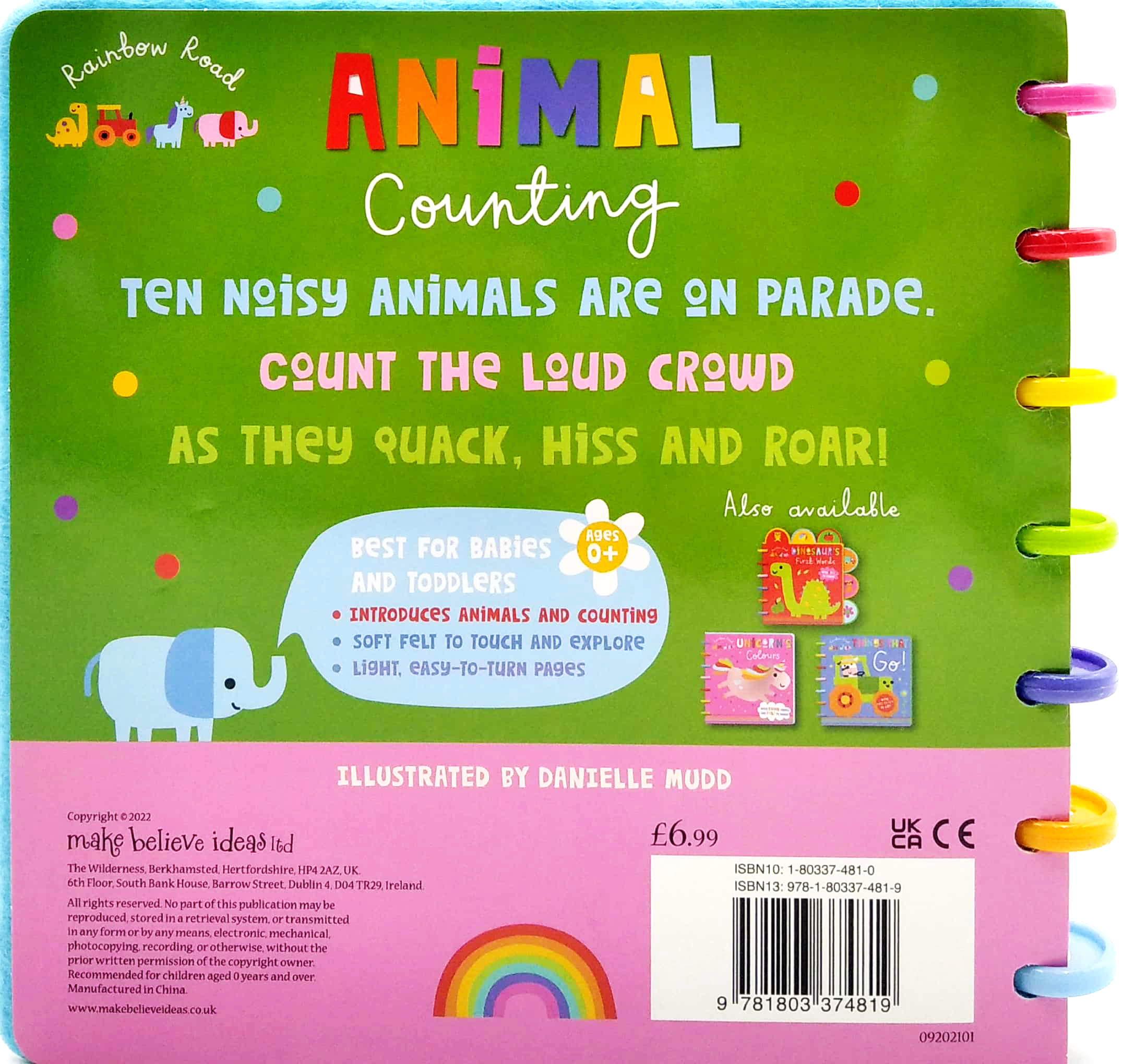 Rainbow Road Animal Counting - FAHASA.COM