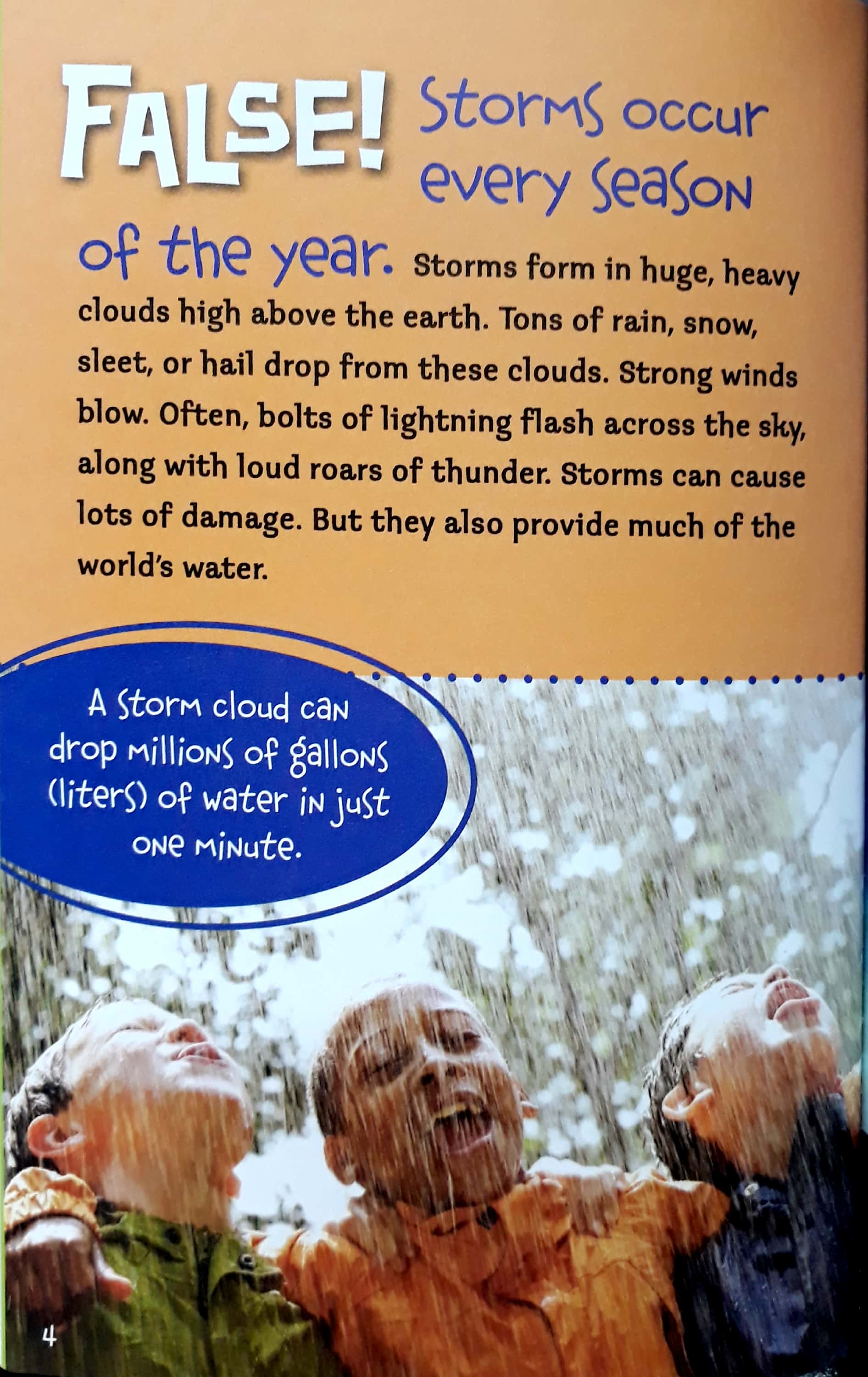 Scholastic True or False: Storms - FAHASA.COM