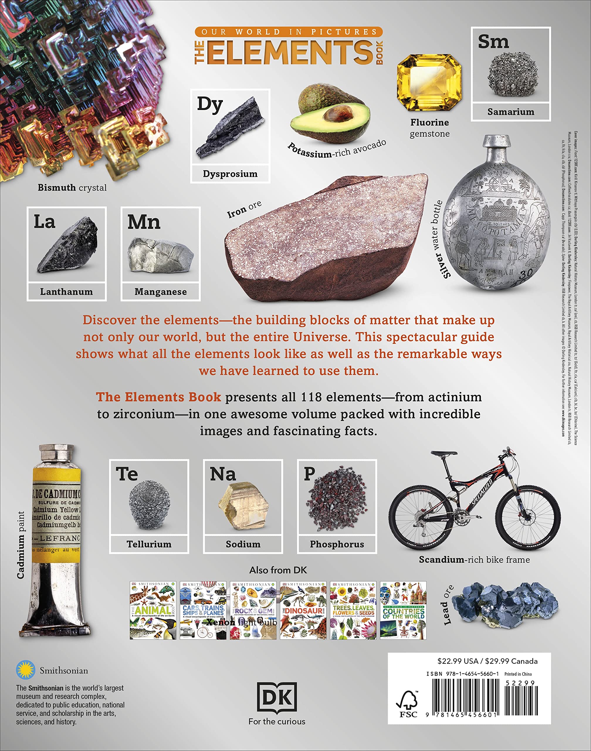 The Elements Book: A Visual Encyclopedia Of The Periodic Table (DK Our ...