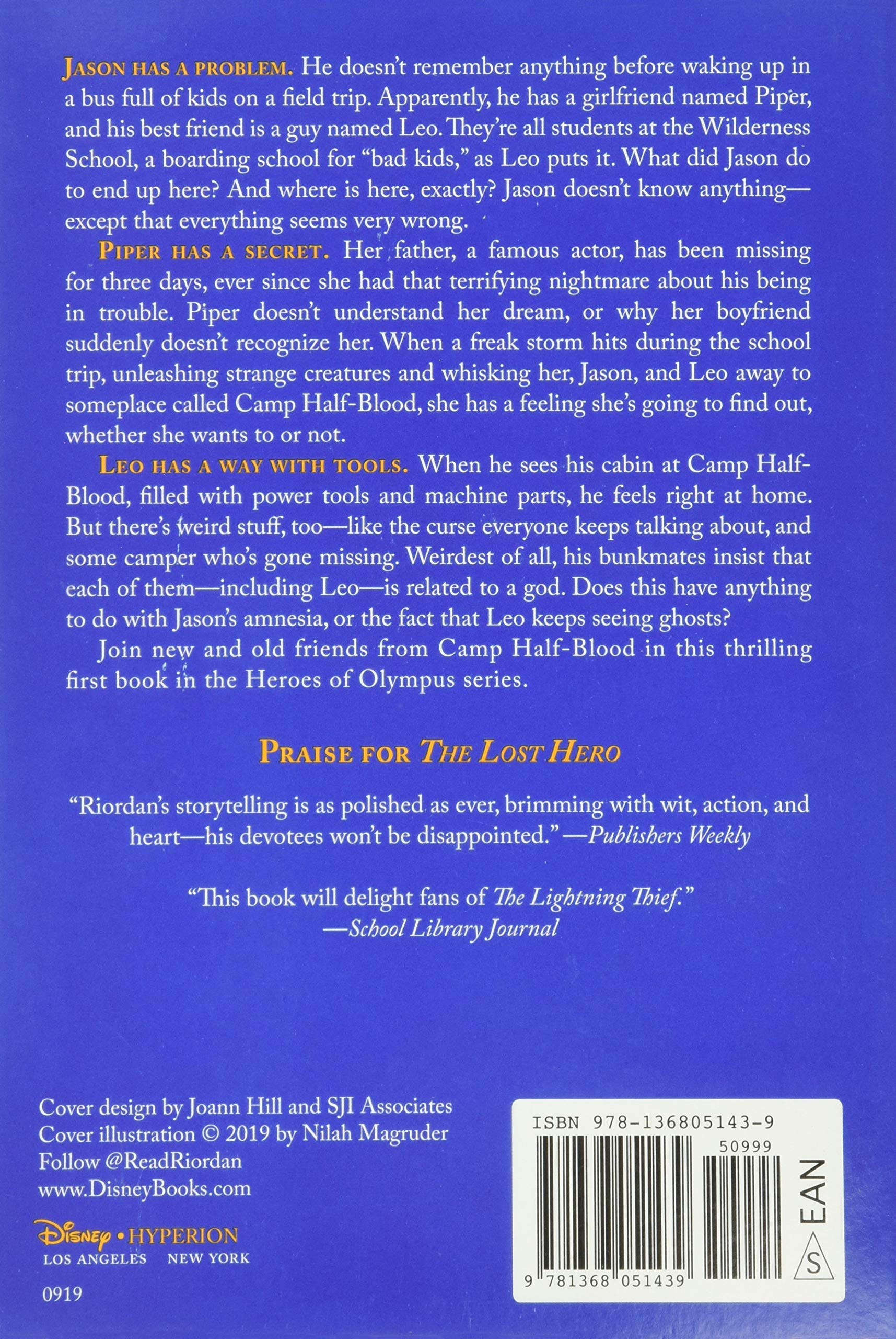 The Heroes Of Olympus Book 1: The Lost Hero - FAHASA.COM