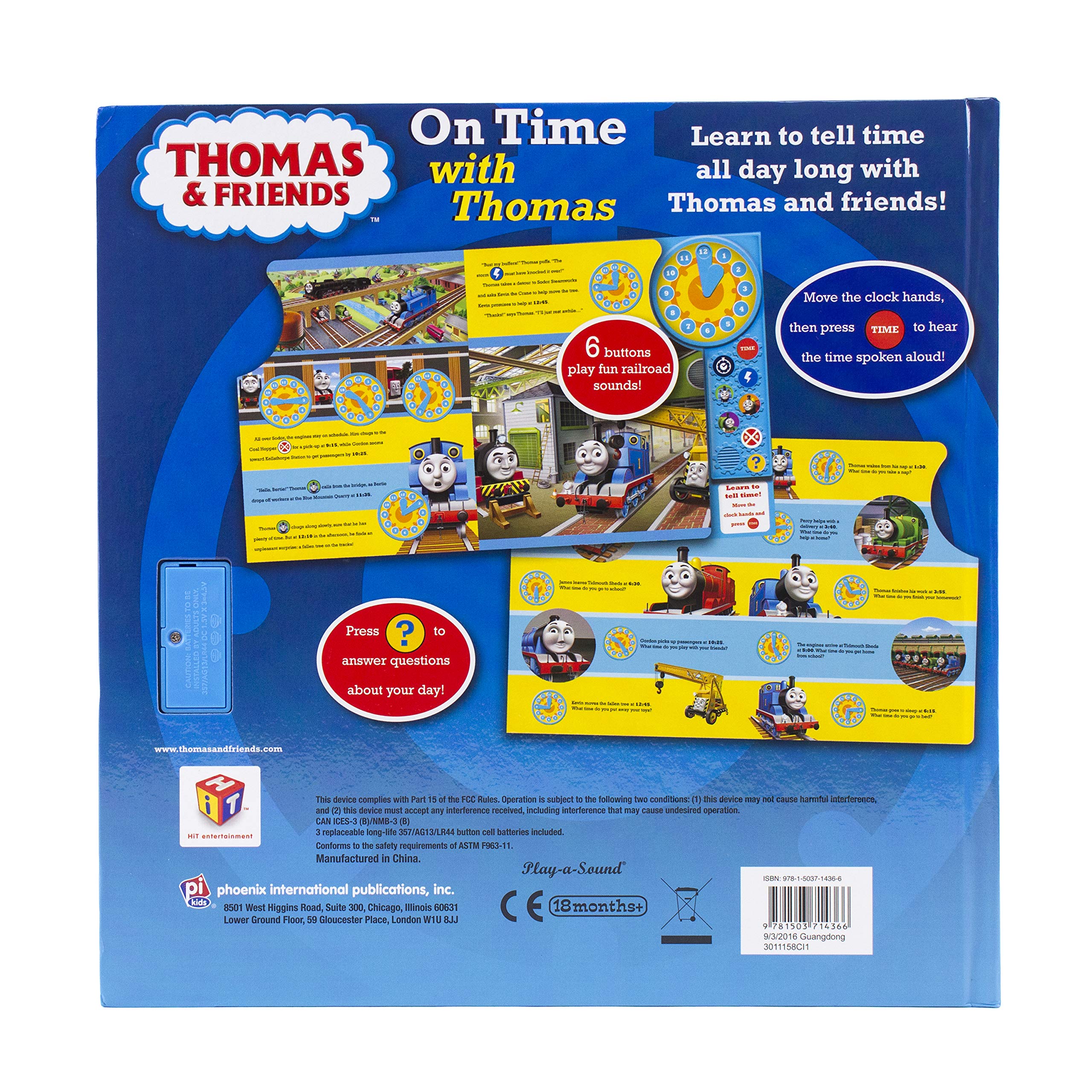 Thomas And Friends - On Time With Thomas - Learn to Tell Time Sound ...