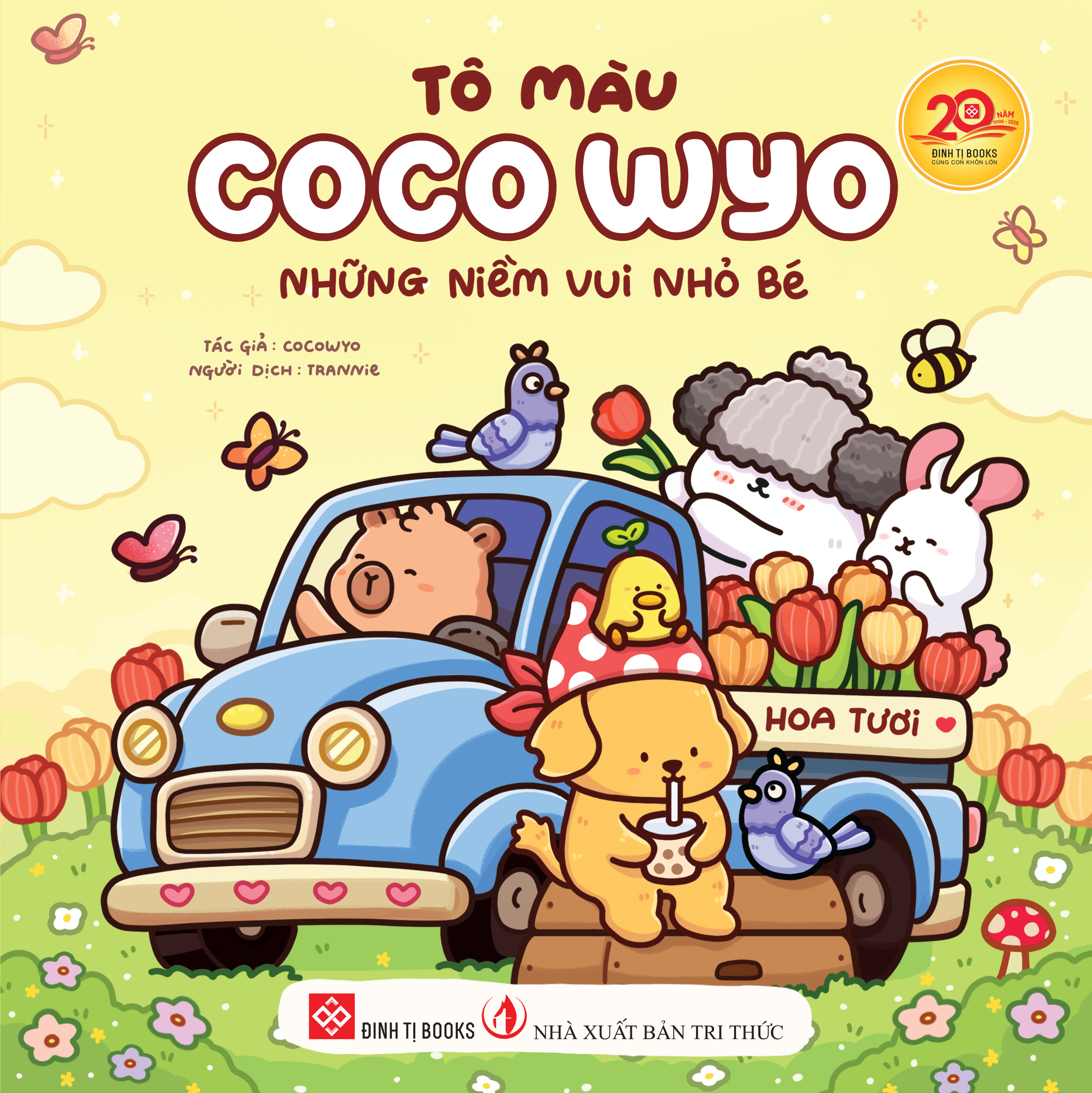 Sách Tô Màu Coco Wyo - Những Niềm Vui Nhỏ Bé - FAHASA.COM