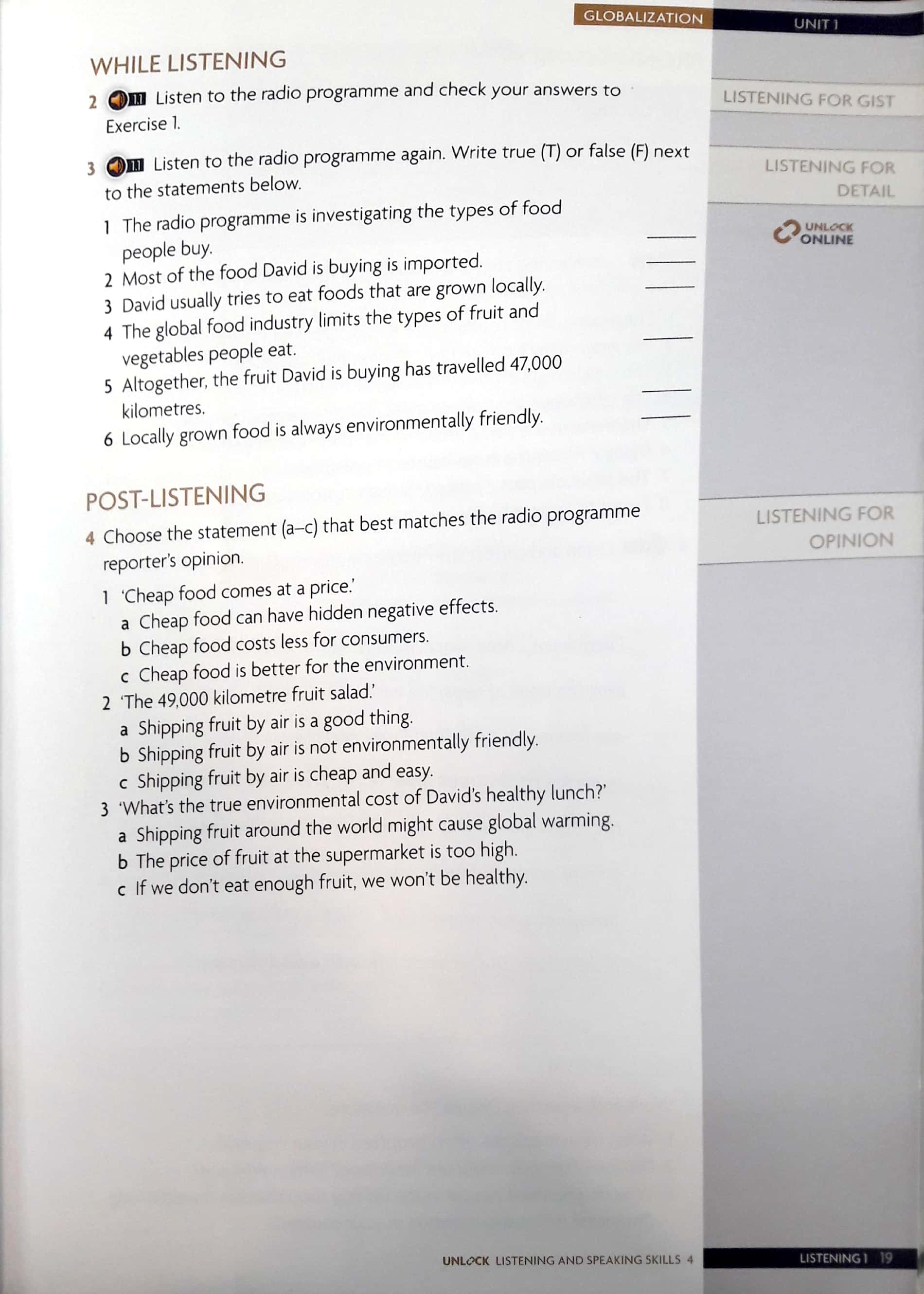 Unlock Level 4 Listening and Speaking Skills Student's Book and Online ...