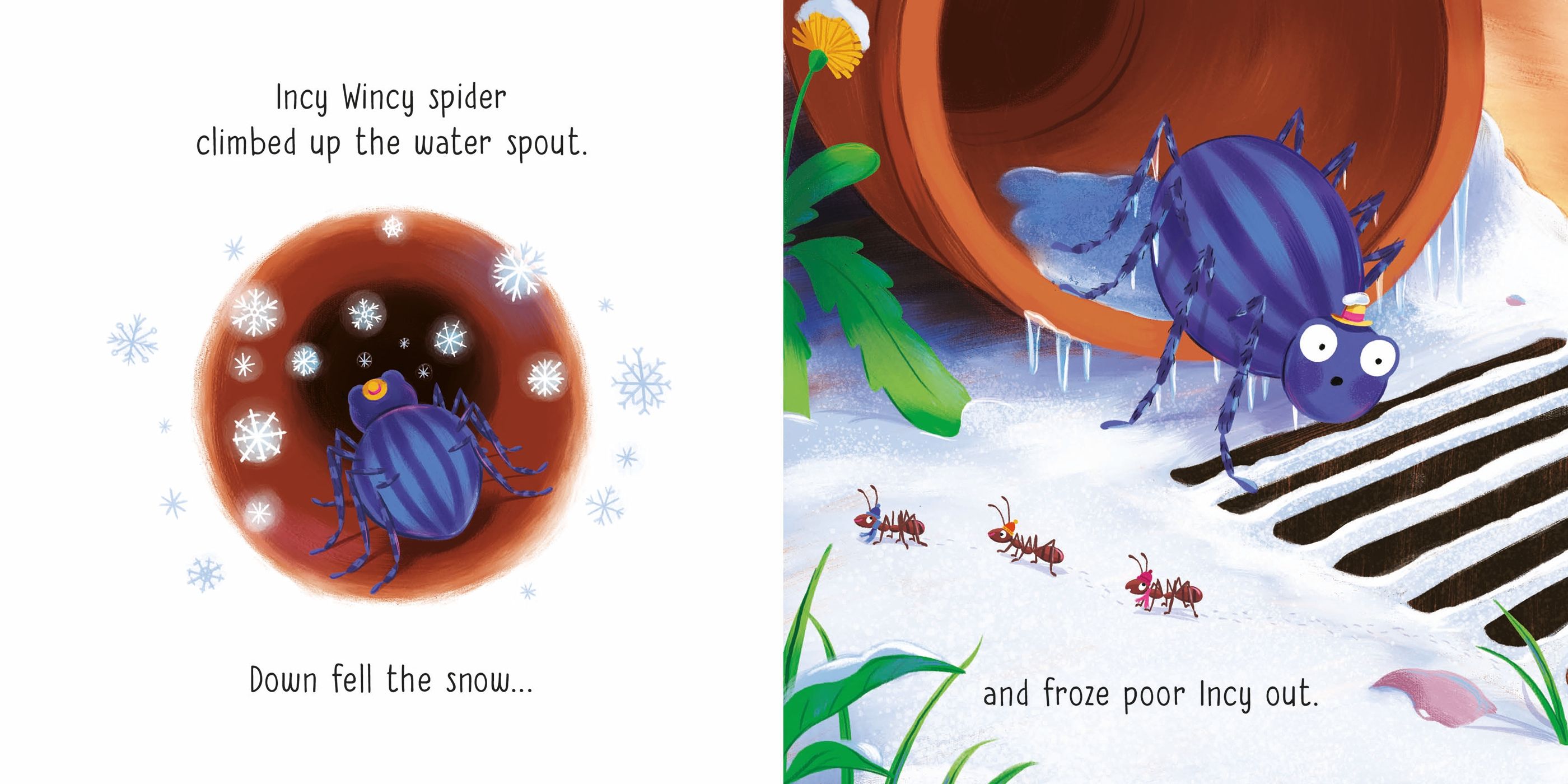 Usborne Little Board Books Incy Wincy Spider Fahasa Com