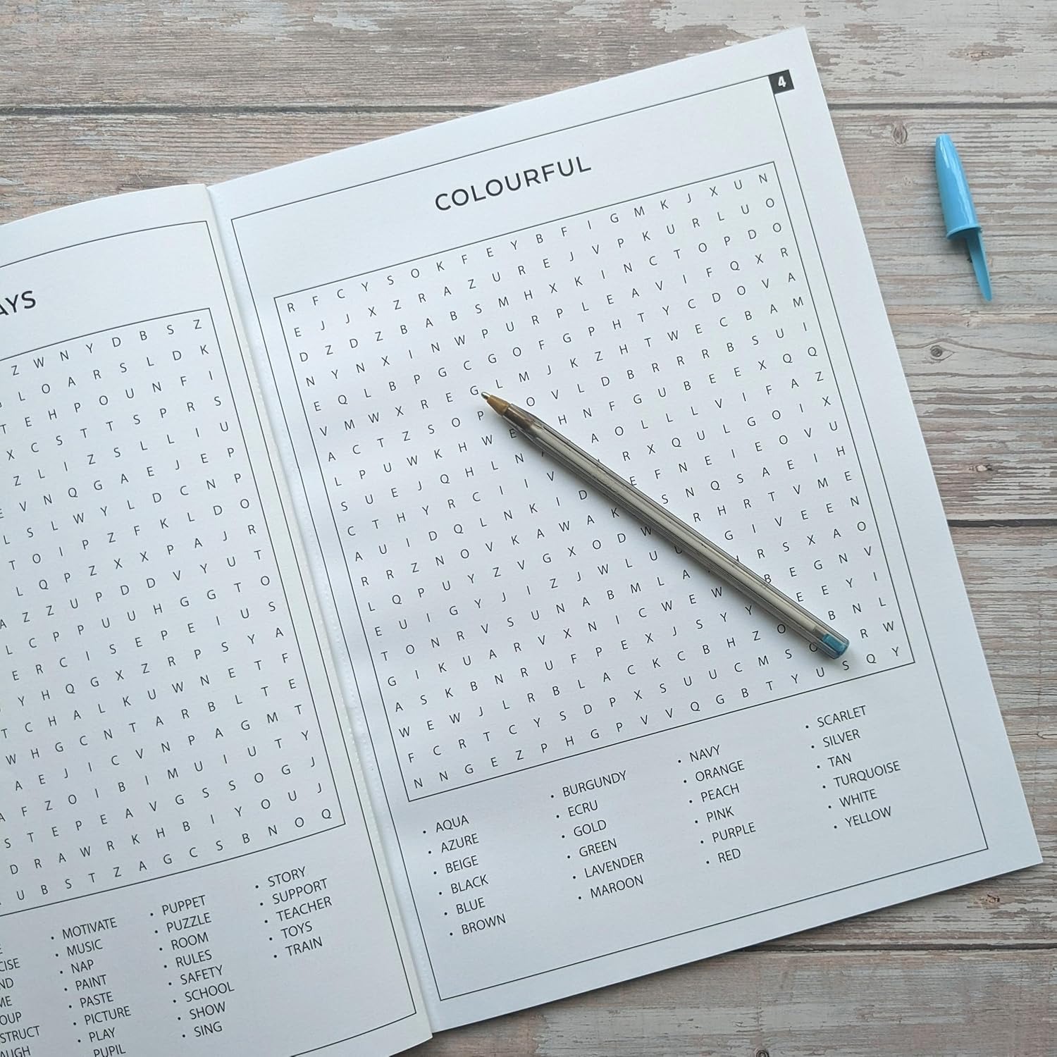 Word Search - Over 40 Puzzle - FAHASA.COM