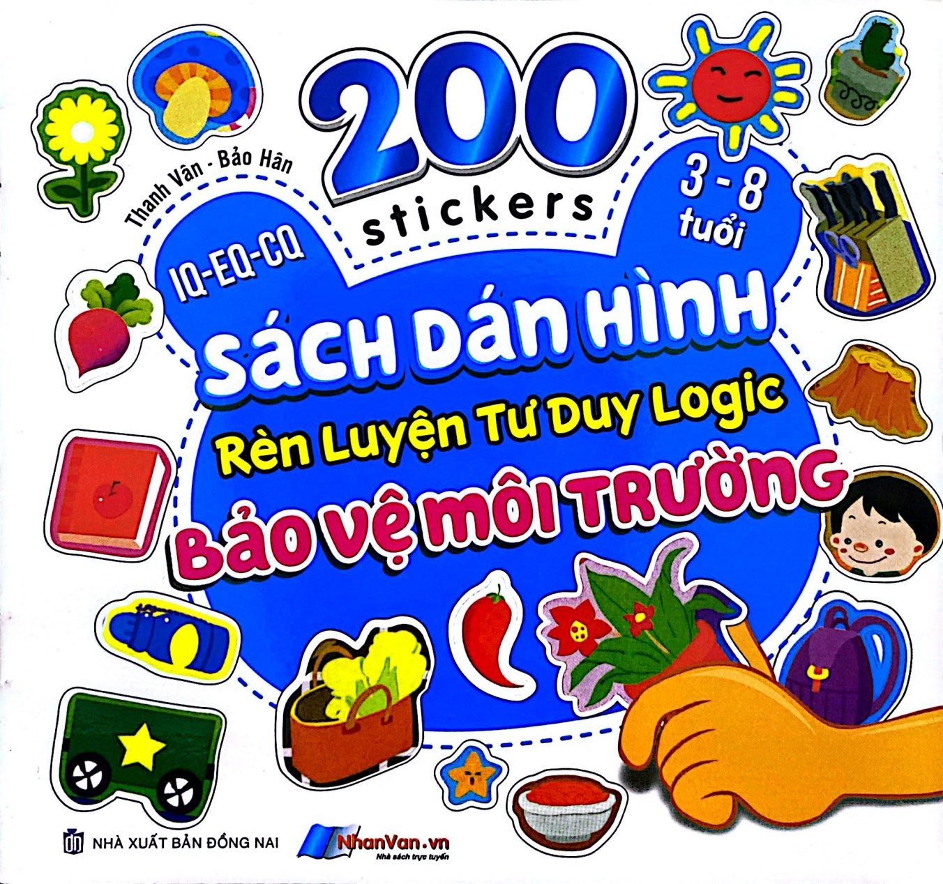 Sách 200 Stickers - Sách Dán Hình Rèn Luyện Tư Duy Logic - Bảo Vệ Môi ...