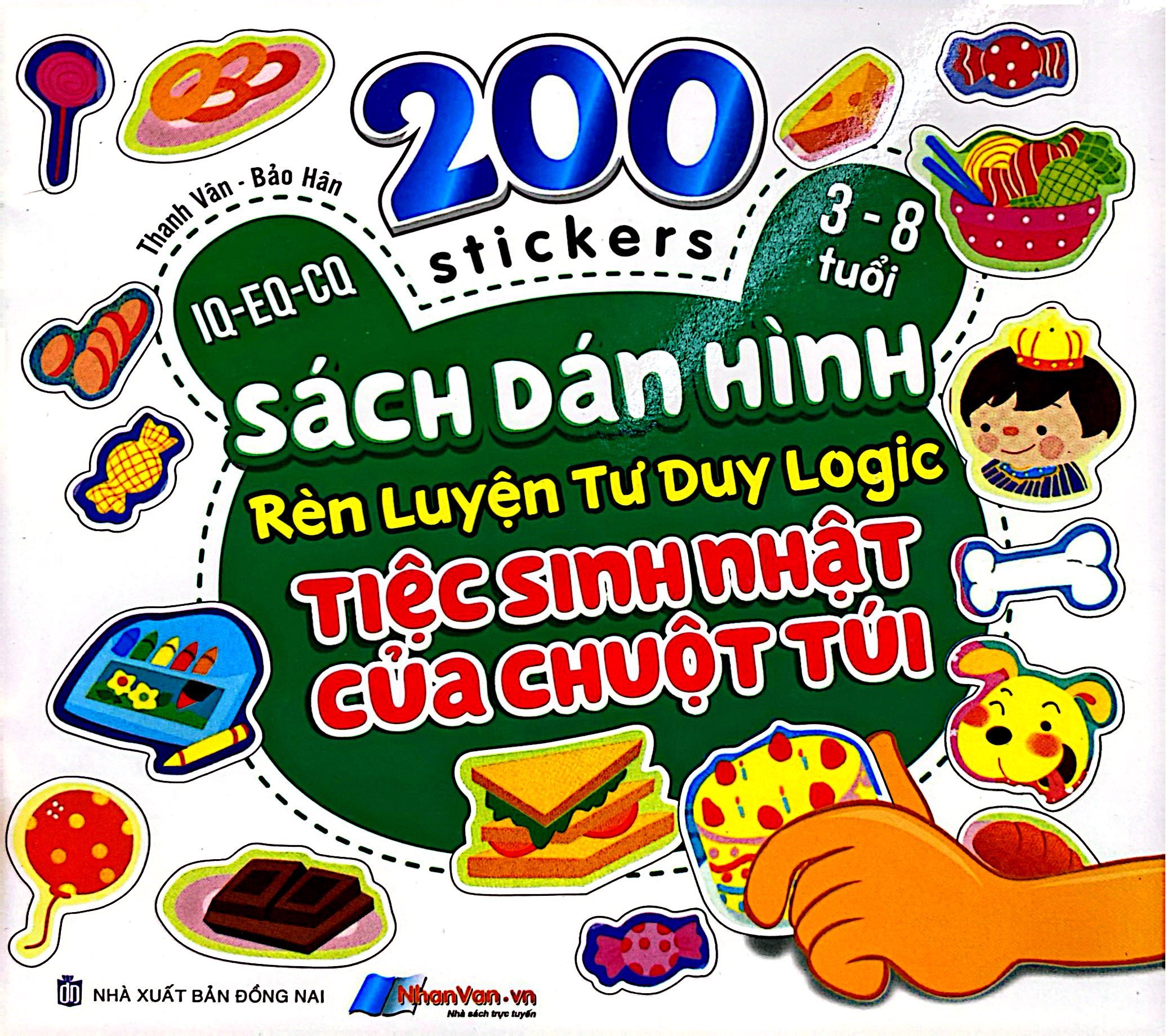 Sách 200 Stickers - Sách Dán Hình Rèn Luyện Tư Duy Logic - Tiệc Sinh ...