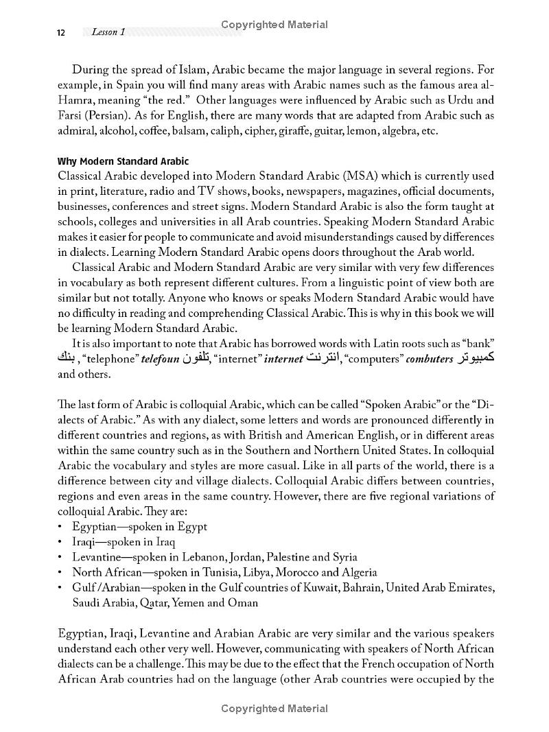 Arabic For Beginners - A Guide To Modern Standard Arabic - FAHASA.COM