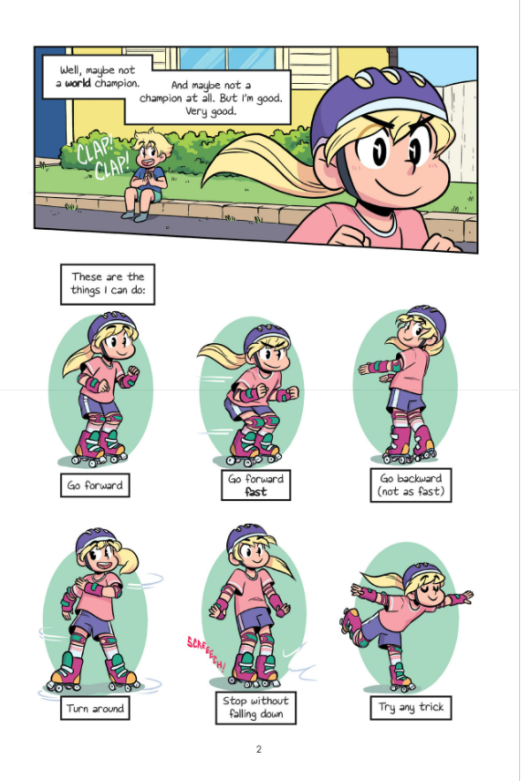 Baby-Sitters Little Sister #2: Karen's Roller Skates: A Graphic Novel ...