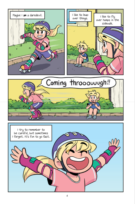 Baby-Sitters Little Sister #2: Karen's Roller Skates: A Graphic Novel ...
