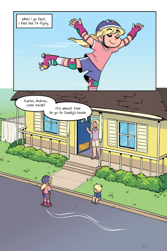 Baby-Sitters Little Sister #2: Karen's Roller Skates: A Graphic Novel ...