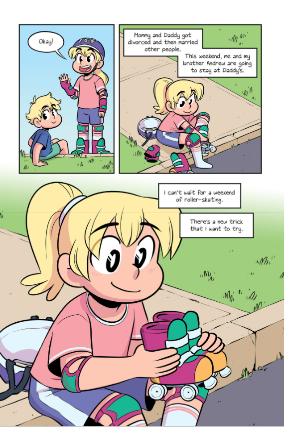 Baby-Sitters Little Sister #2: Karen's Roller Skates: A Graphic Novel ...