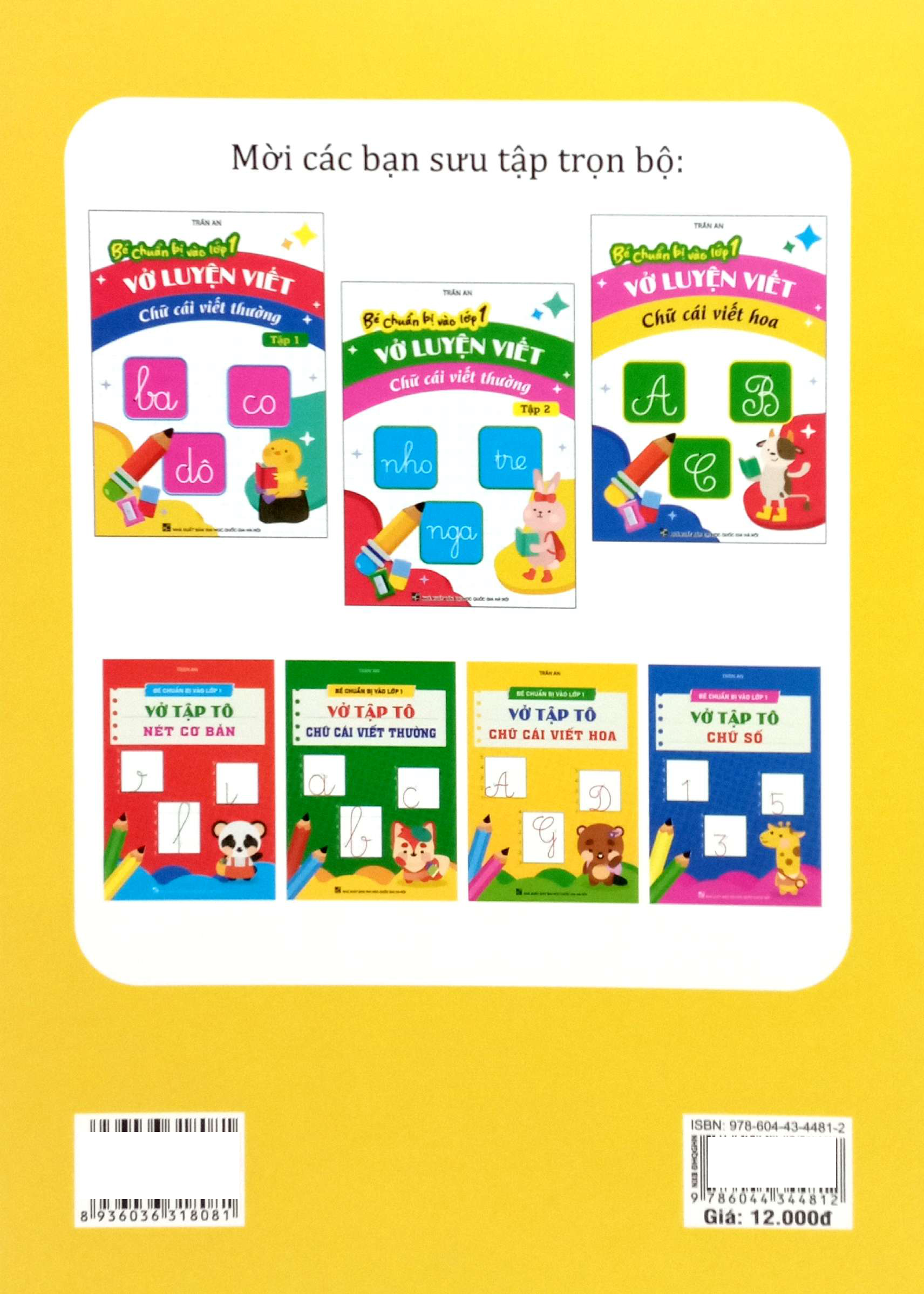 Sách Bé Chuẩn Bị Vào Lớp 1 - Vở Luyện Viết Chữ Cái Viết Thường - - FAHASA.COM