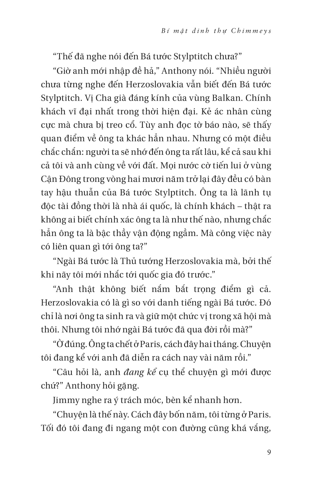 Bí Mật Dinh Thự Chimneys - The Secret Of Chimneys PDF - JobNow