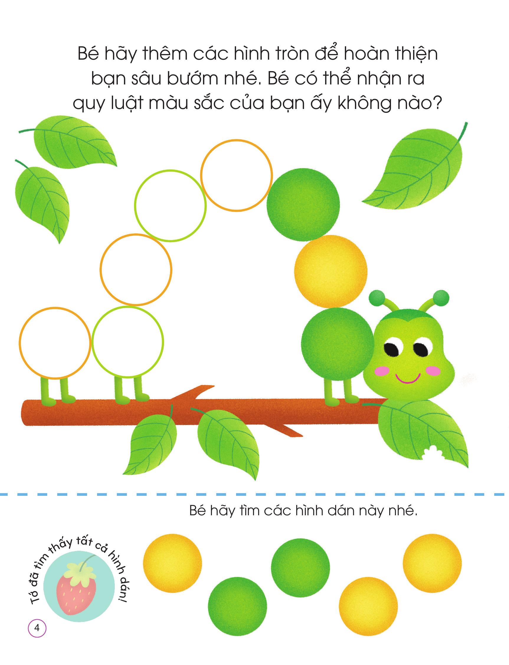 Sách Bóc Dán Tư Duy - Nhận Biết Hình Dạng - FAHASA.COM