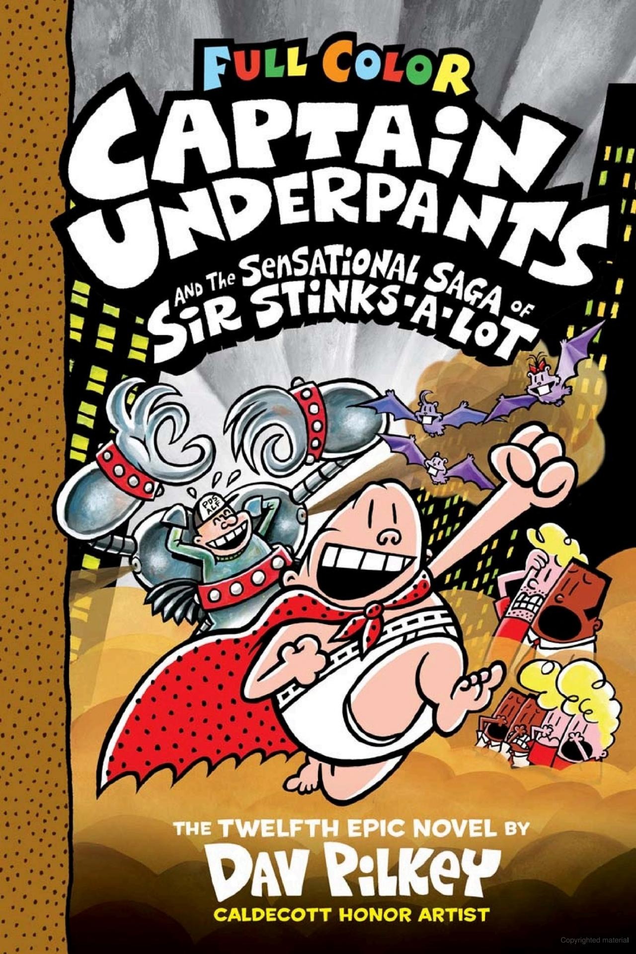 Captain Underpants 12 - The Sensational Saga Of Sir Stinks-A-Lot ...