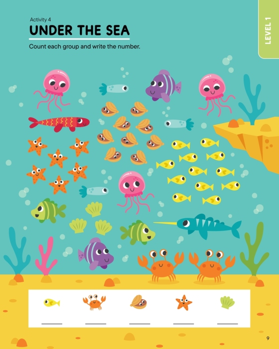 Complete Kindergarten Math Workbook: 175 Fun Activities To Build Math ...